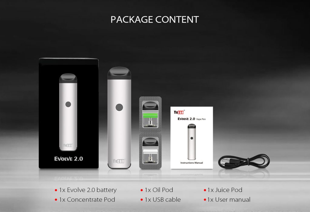 Yocan Evolve 2.0 All-In-One Pod System Vaporizer