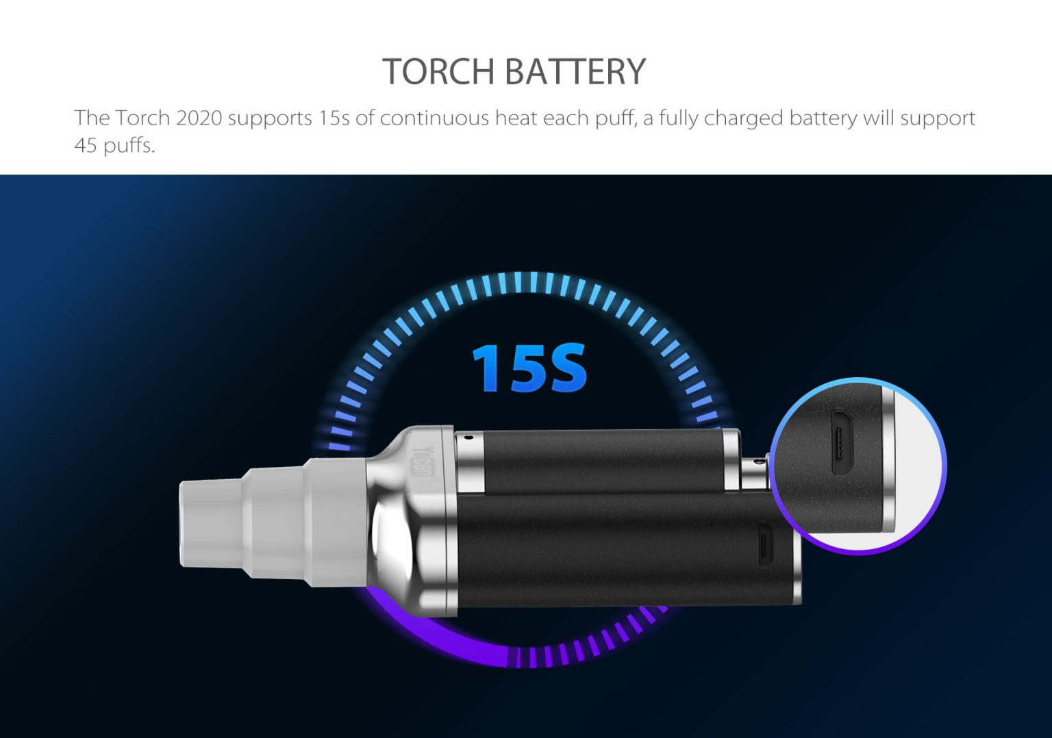 Yocan Torch 2020 Portable Domeless Enail - Yocan Official