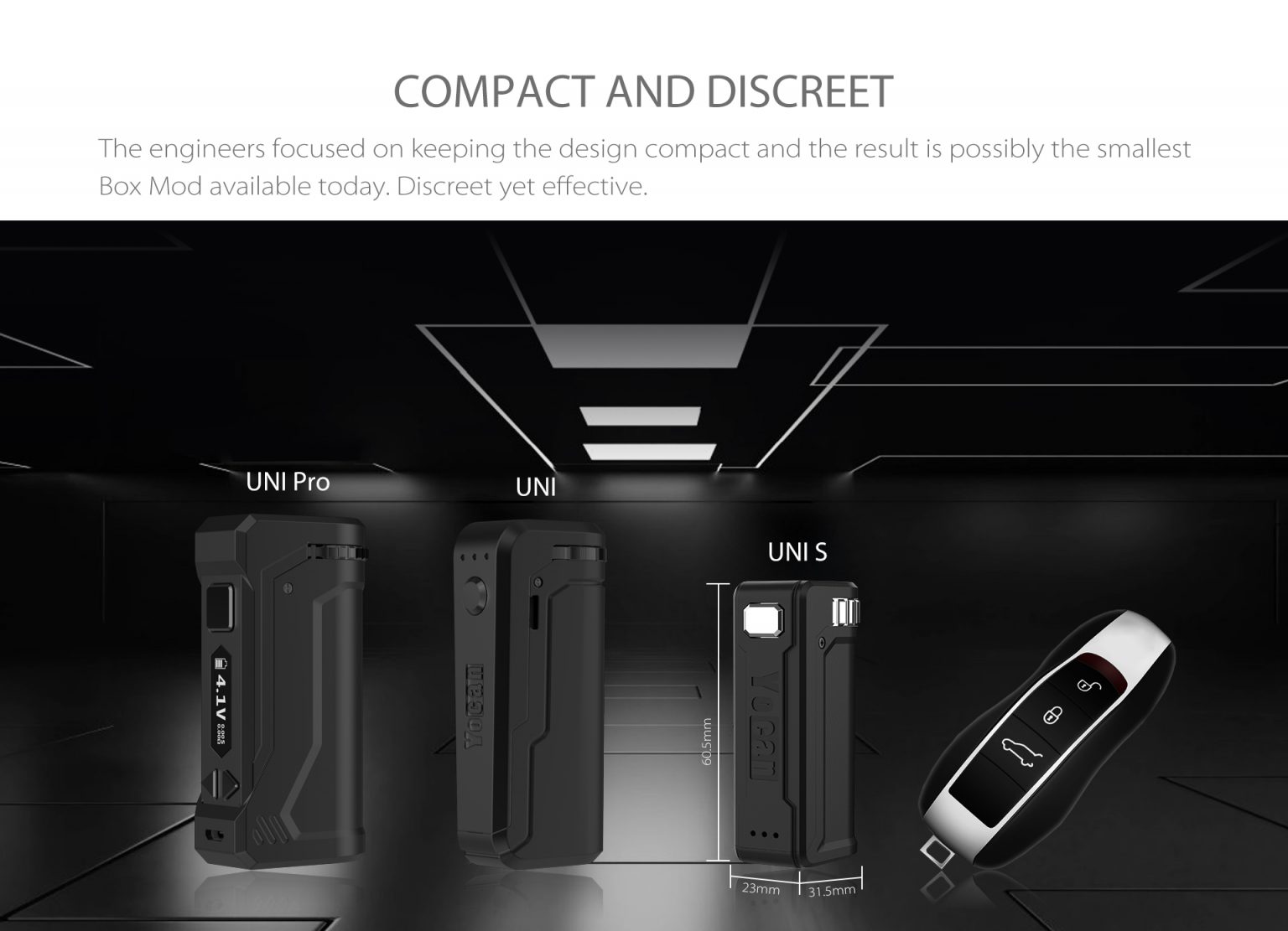 Yocan UNI S Patented Box Mod For All Cartridges - Yocan Official