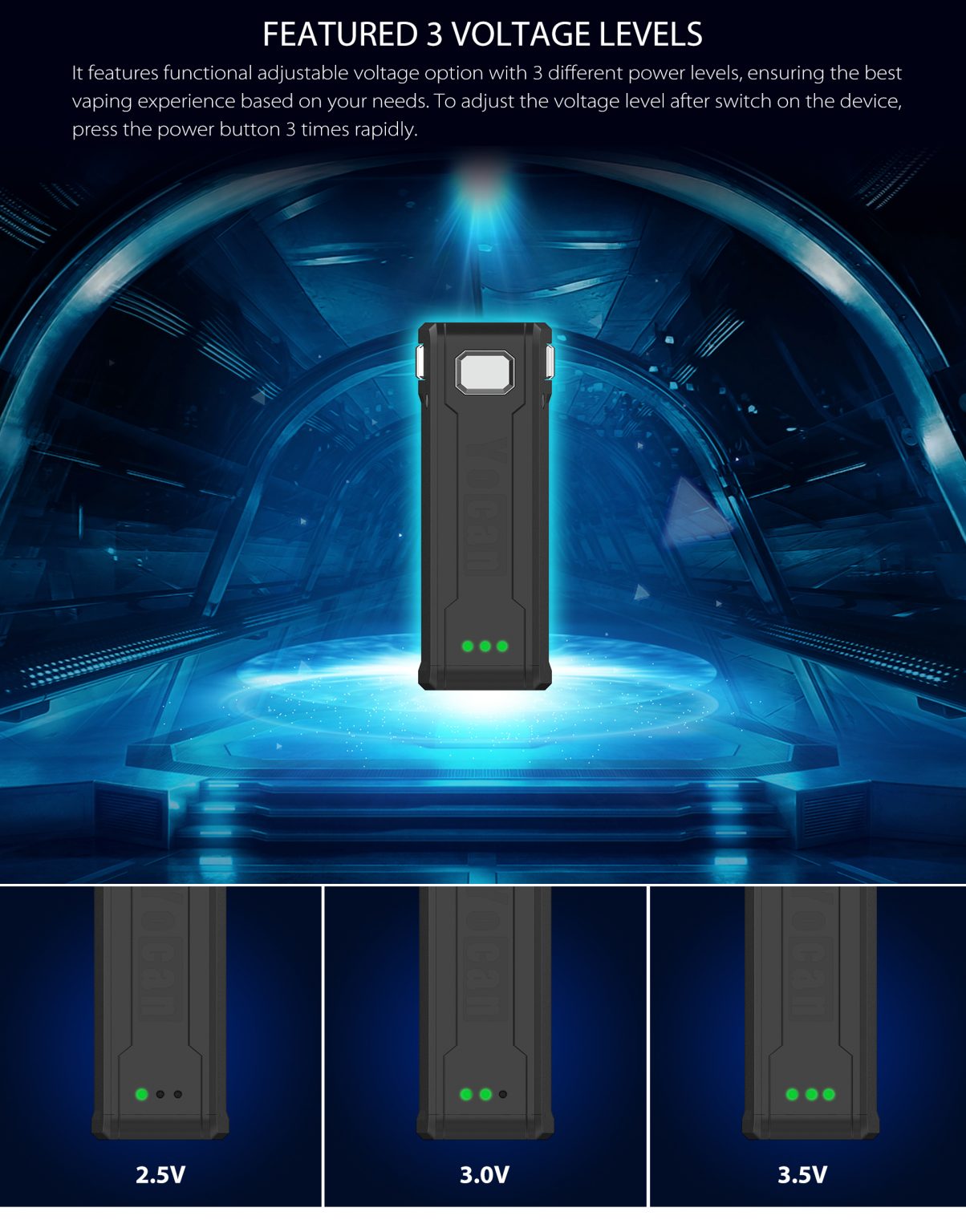 Yocan UNI S Patented Box Mod For All Cartridges - Yocan Official