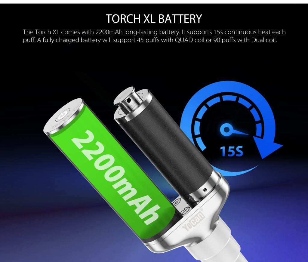 The Yocan Torch XL is Your first choice of premium Enail