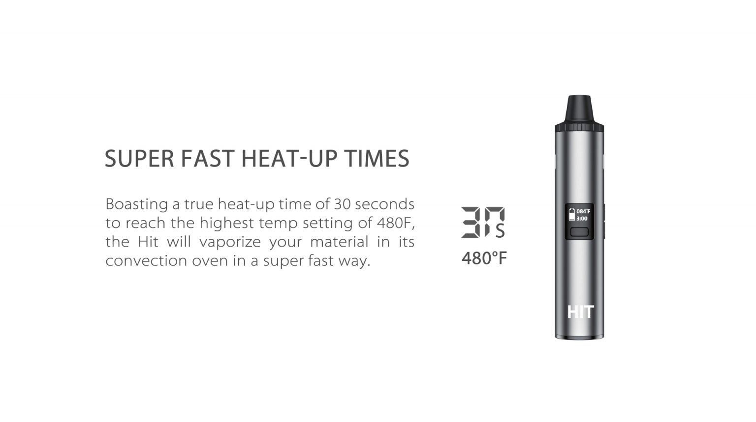 The Yocan Hit Dry Vaporizer On-the-go Pen - Yocan® Tech