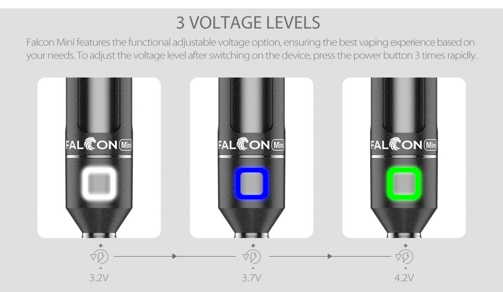 Yocan Falcon Mini Neon Glow Vaporizer Pen - Yocan® official
