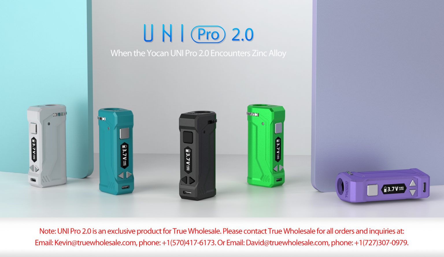 Yocan UNI Pro 2.0 fit all 510 thread oil cartridges - Yocan® Official