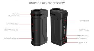 Yocan UNI Pro 2.0 fit all 510 thread oil cartridges - Yocan® Official