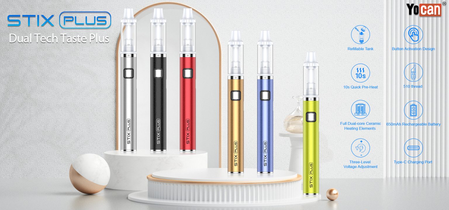 Yocan Tech releases Yocan Stix Plus Yocan Official News