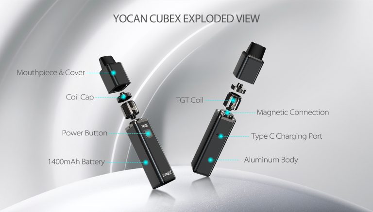 Yocan Cubex TGT tech vaporizer for concentrate - Yocan® official