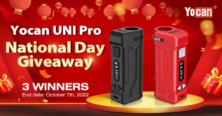 Yocan UNI Pro Battery | National Day Giveaway Yocan Official News