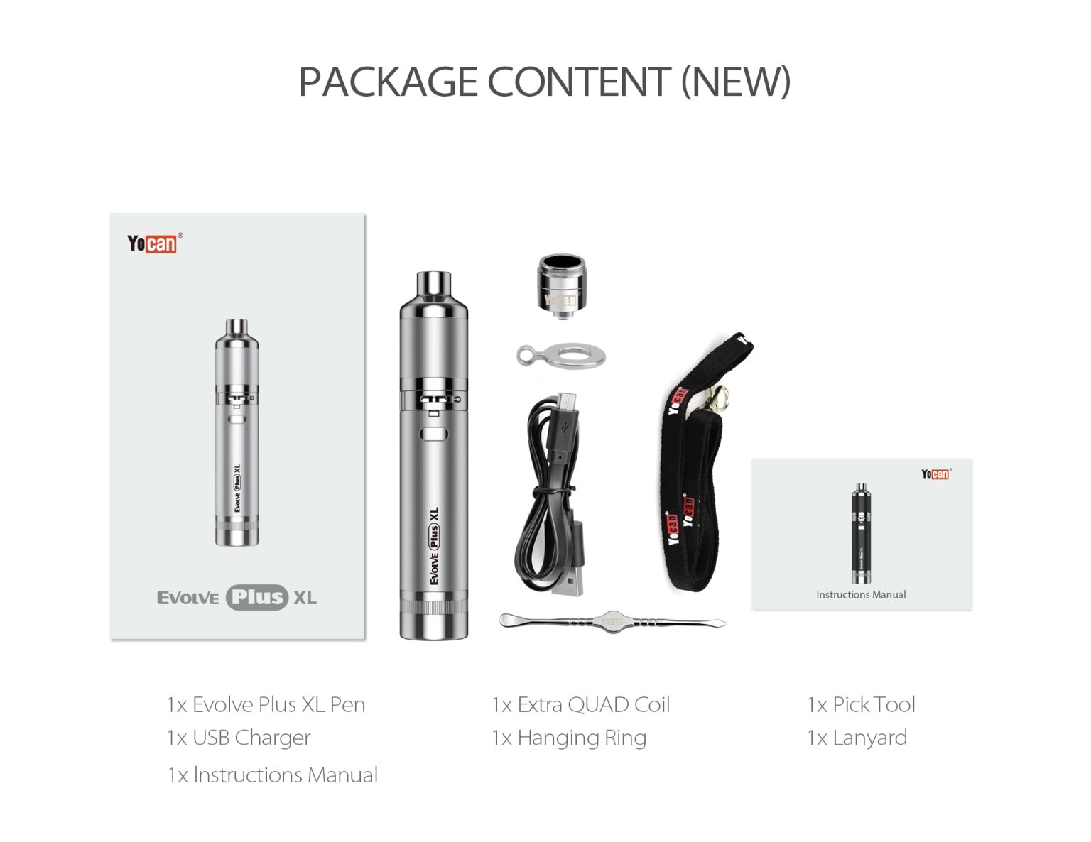 Yocan Evolve Plus XL Vaporizer Pen 2020 Version - Yocan® Tech
