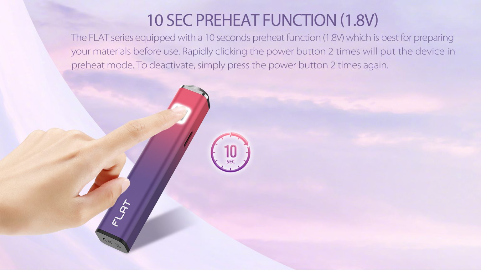 Yocan FLAT Series 510 Thread Vape Pen - Yocan® Official