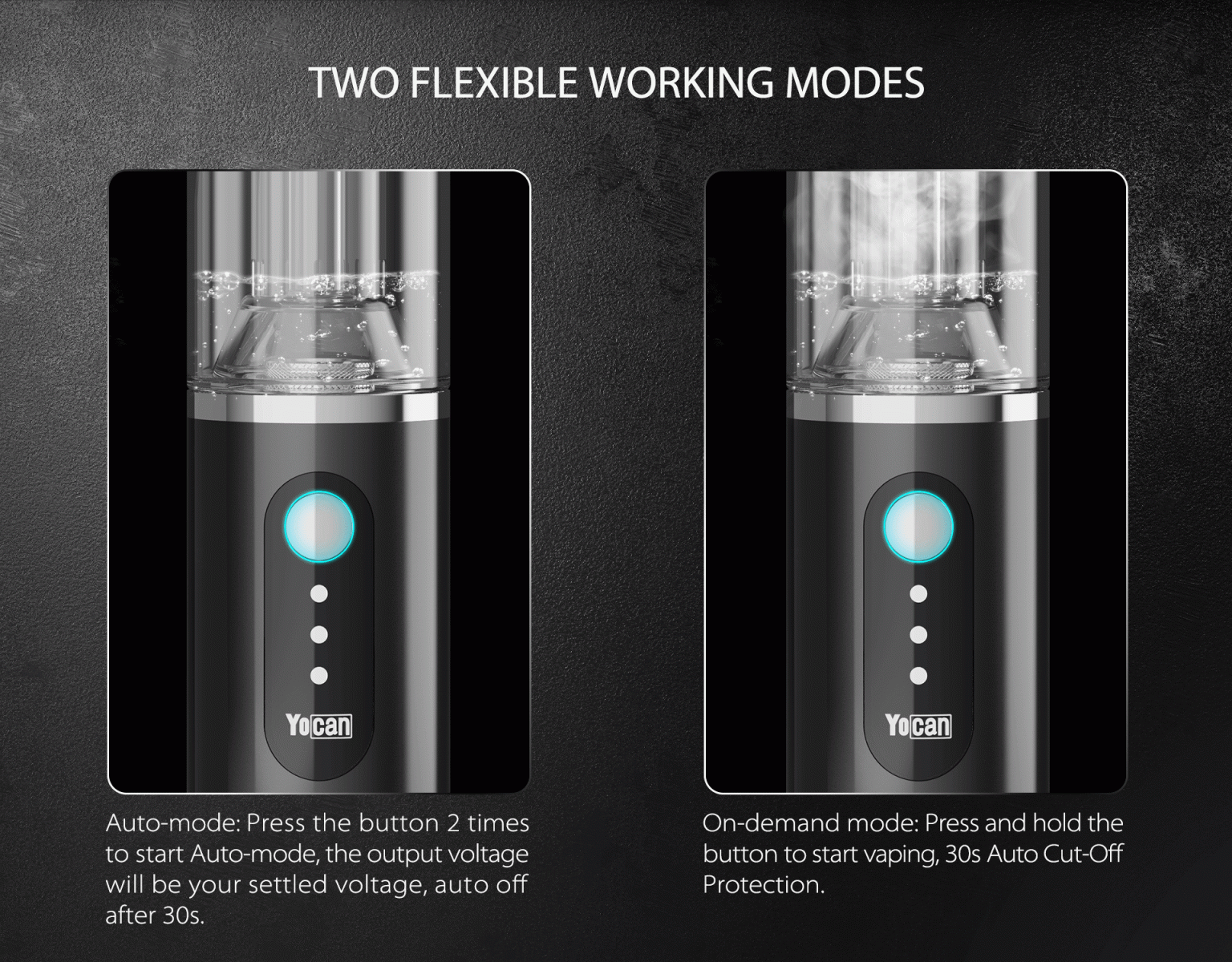 Yocan Pillar is World's 1st Smart E-rig with TGT - Yocan®Official