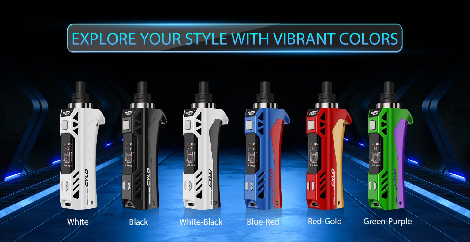 Yocan Cylo Portable Vape with Colorful OLED Display - Yocan®