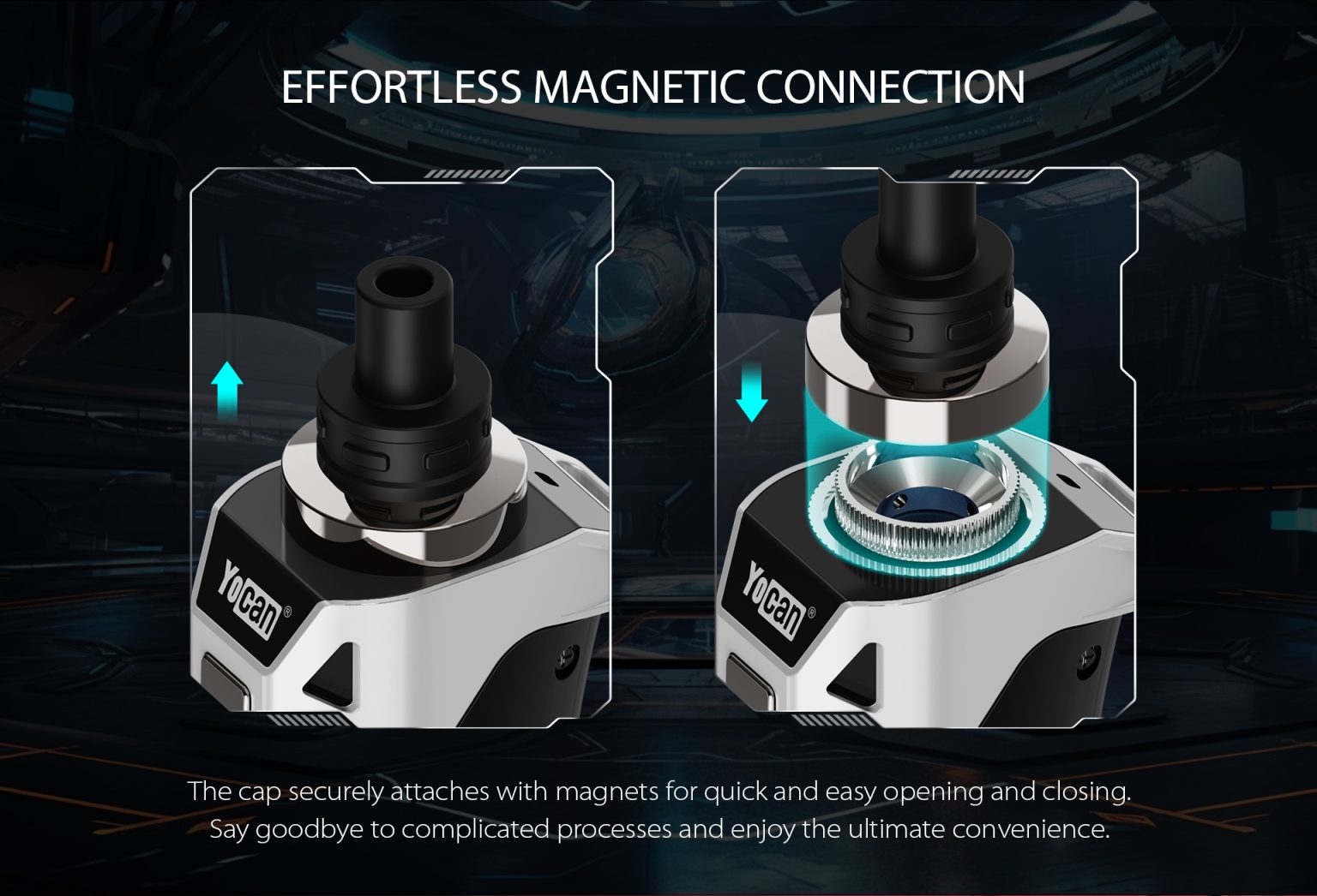 Yocan Cylo Portable Vape with Colorful OLED Display - Yocan®