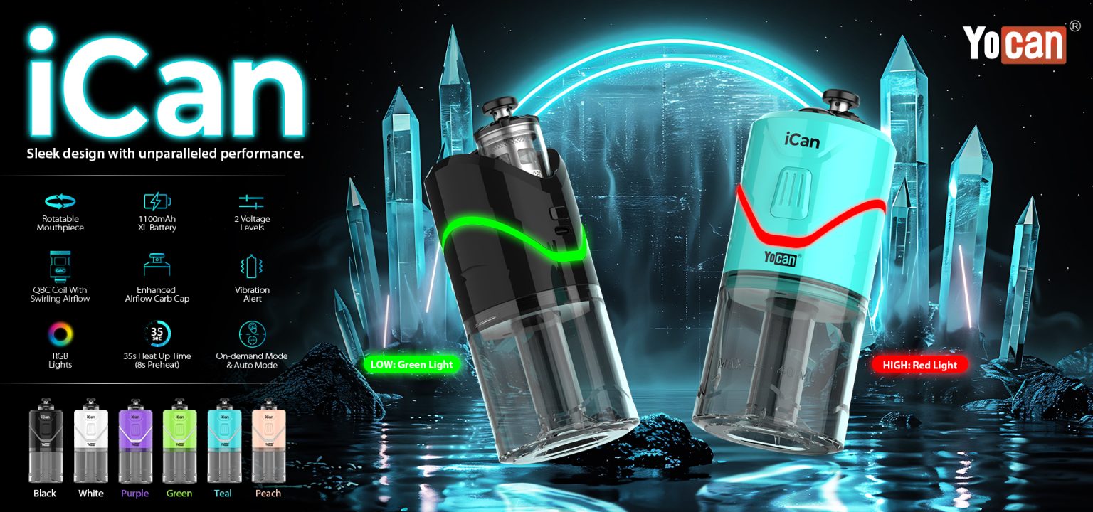 How to use Yocan iCan dab e rigs