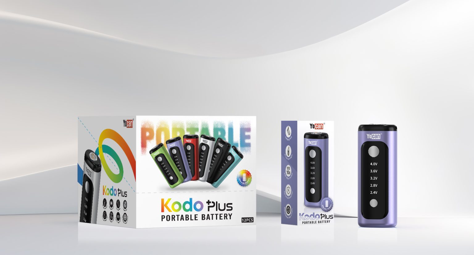 Yocan Kodo Plus 510 threaded vape battery