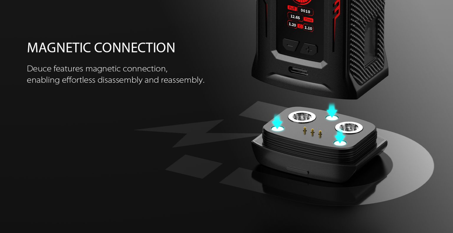 Yocan Deuce Best 510 Thread Dual Cartridge Vape Battery