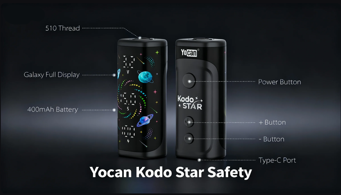 Yocan Kodo Star-Superior Security Protection-Yocan Official